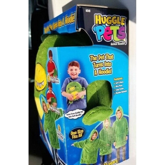 Huggle Pets | Other | Huggle Pets Kids Plush Animal Hoodie Awesome ...